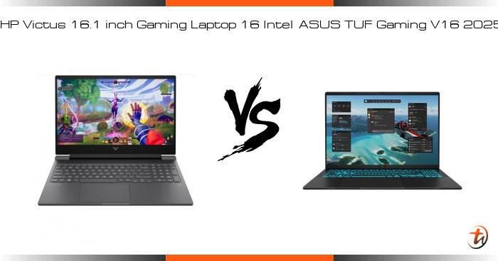 Compare HP Victus 16.1 inch Gaming Laptop 16 Intel vs ASUS TUF Gaming ...