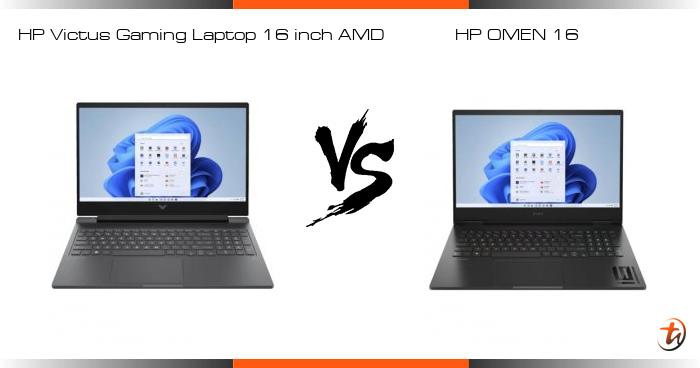 HP Victus Gaming Laptop 16 inch AMD 对比 HP OMEN 16 - 功能区别与规格参数对比 ...