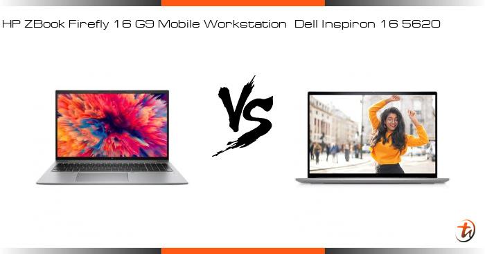 Banding HP ZBook Firefly 16 G9 Mobile Workstation dan Dell Inspiron 16 ...