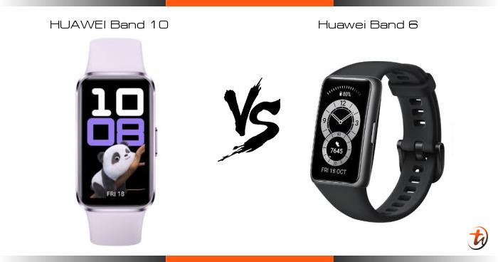 Banding HUAWEI Band 10 dan Huawei Band 6 - Spesifikasi dan harga di ...