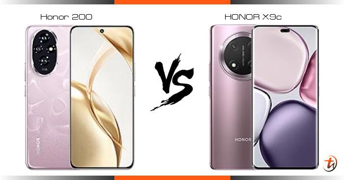 Honor 200 对比 HONOR X9c - 功能区别与规格参数对比 - TechNave 中文版