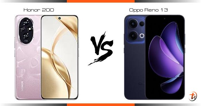Honor 200 对比 Oppo Reno 13 - 功能区别与规格参数对比 - TechNave 中文版