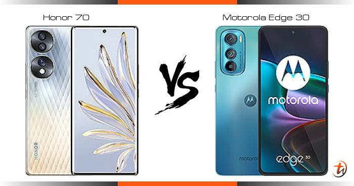 Banding Honor 70 dan Motorola Edge 30 - Spesifikasi dan harga di ...