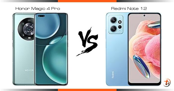 Compare Honor Magic 4 Pro vs Redmi Note 12 specs and Malaysia price ...
