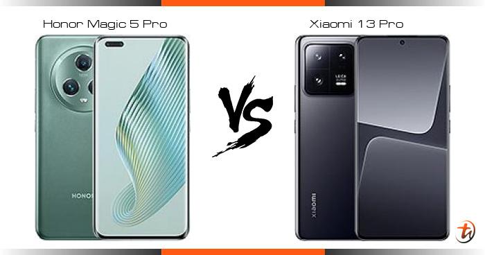 Honor Magic 5 Pro 对比 Xiaomi 13 Pro - 功能区别与规格参数对比 - TechNave 中文版