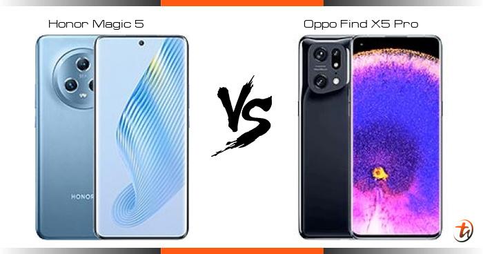 Compare Honor Magic 5 vs Oppo Find X5 Pro specs and Malaysia price ...