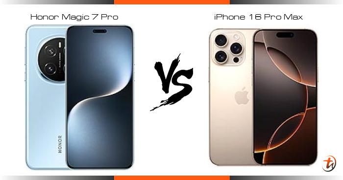 Banding Honor Magic 7 Pro dan iPhone 16 Pro Max - Spesifikasi dan harga ...