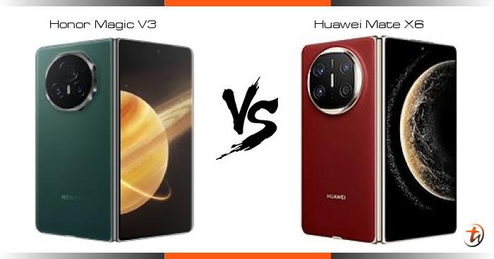 Honor Magic V3 对比 Huawei Mate X6 - 功能区别与规格参数对比 - TechNave 中文版