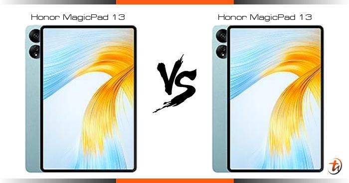 Banding Honor MagicPad 13 dan Honor MagicPad 13 - Spesifikasi dan harga di Malaysia - TechNave BM