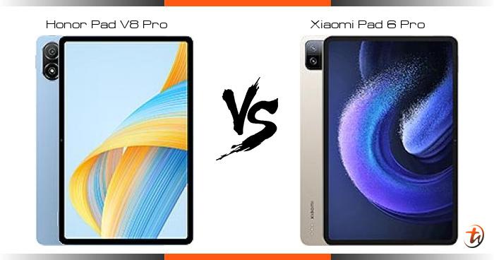 Banding Honor Pad V8 Pro dan Xiaomi Pad 6 Pro - Spesifikasi dan harga ...