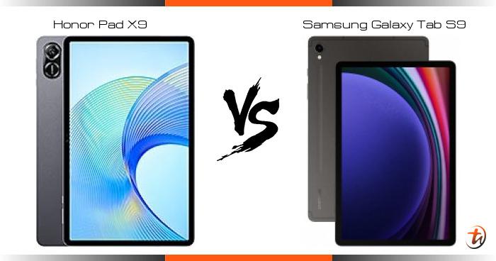 Banding Honor Pad X9 dan Samsung Galaxy Tab S9 - Spesifikasi dan harga ...