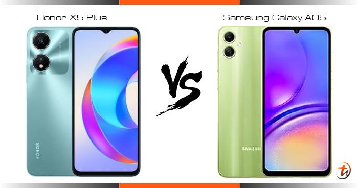 Honor X5 Plus 对比 Samsung Galaxy A05 - 功能区别与规格参数对比 - TechNave 中文版