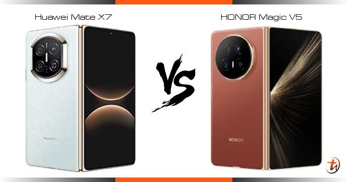 Banding Huawei Mate X7 dan HONOR Magic V5 - Spesifikasi dan harga di ...