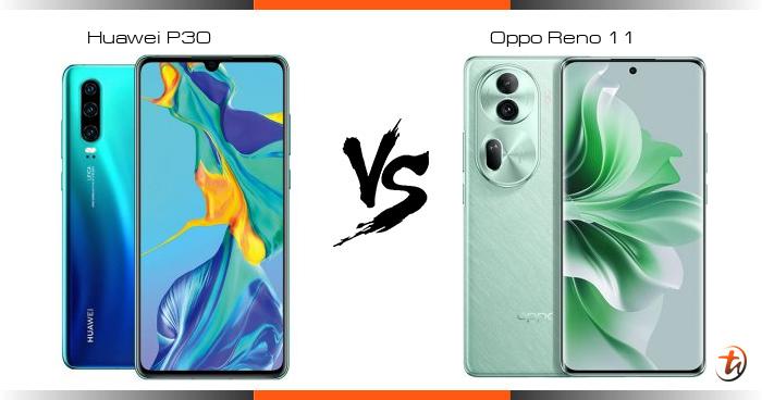 Huawei P30 对比 Oppo Reno 11 - 功能区别与规格参数对比 - TechNave 中文版
