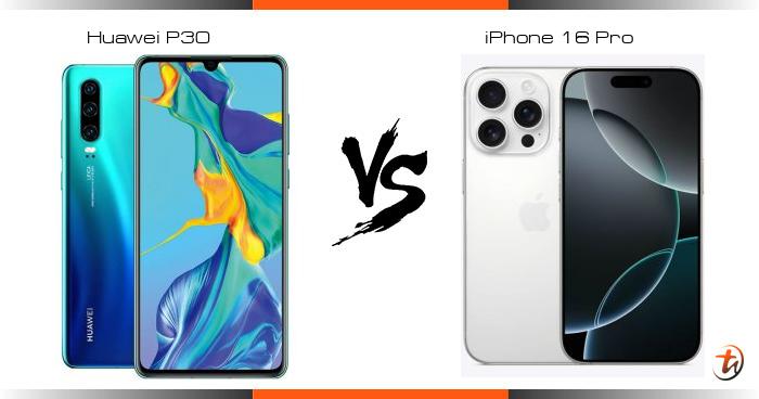 Banding Huawei P30 dan iPhone 16 Pro - Spesifikasi dan harga di ...