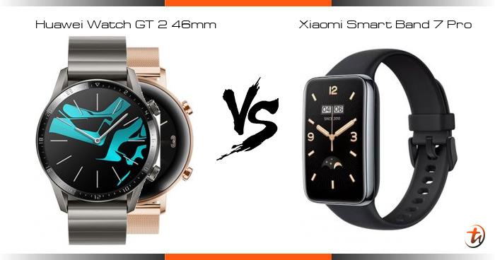 Banding Huawei Watch GT 2 46mm dan Xiaomi Smart Band 7 Pro ...
