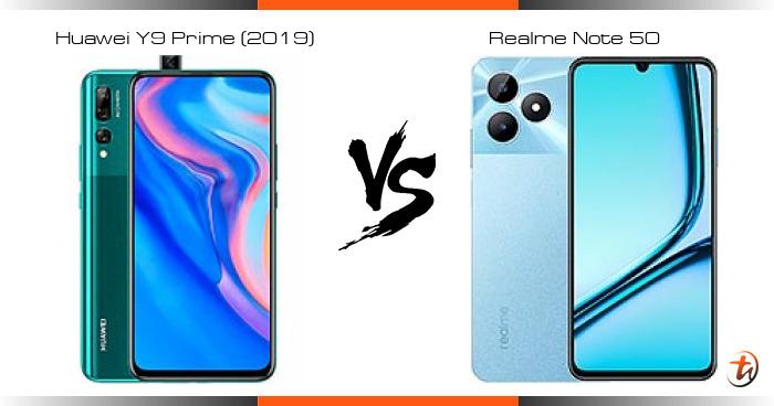 Banding Huawei Y9 Prime (2019) dan Realme Note 50 - Spesifikasi dan ...