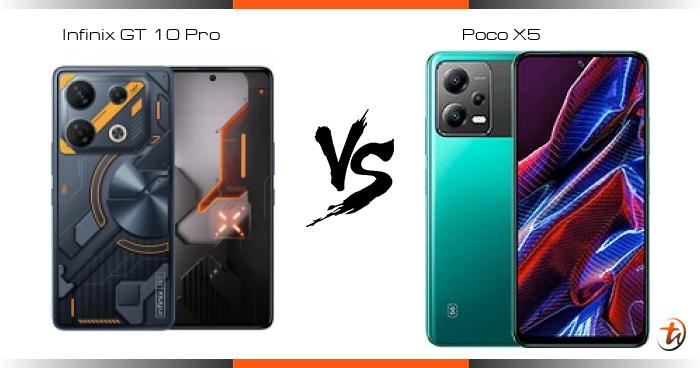 Compare Infinix GT 10 Pro vs Poco X5 specs and Malaysia price | phone ...