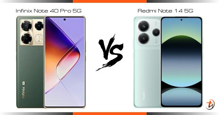 Banding Infinix Note 40 Pro 5G dan Redmi Note 14 5G - Spesifikasi dan ...