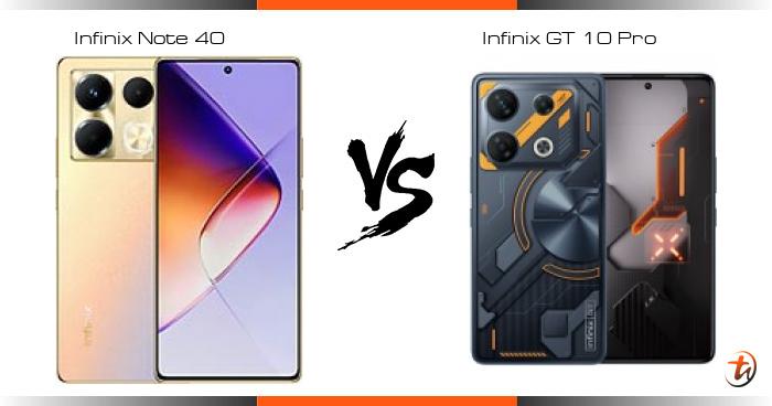 Banding Infinix Note 40 dan Infinix GT 10 Pro - Spesifikasi dan harga ...