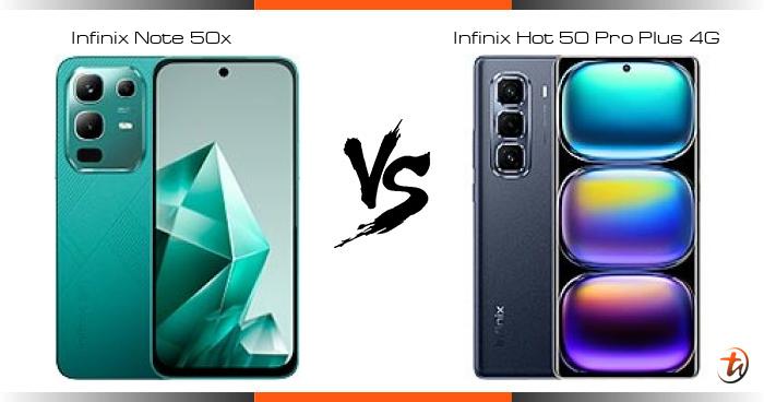 Banding Infinix Note 50x dan Infinix Hot 50 Pro Plus 4G - Spesifikasi ...