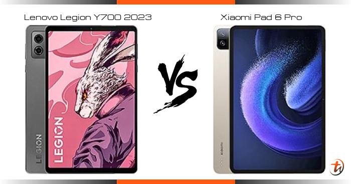 Banding Lenovo Legion Y700 2023 dan Xiaomi Pad 6 Pro - Spesifikasi dan harga di Malaysia ...