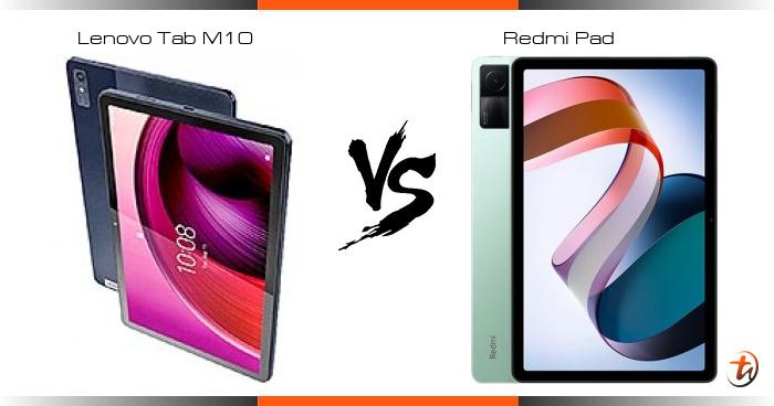 Banding Lenovo Tab M10 dan Redmi Pad - Spesifikasi dan harga di ...