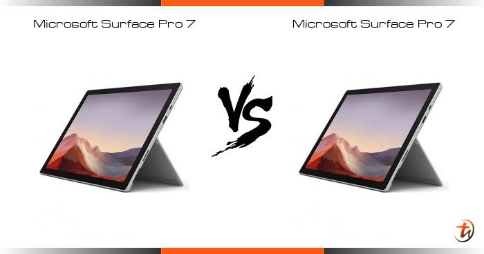 Banding Microsoft Surface Pro 7 dan Microsoft Surface Pro 7 ...