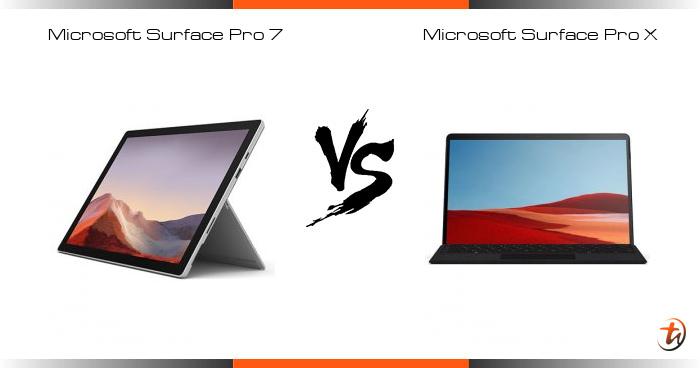 Banding Microsoft Surface Pro 7 dan Microsoft Surface Pro X ...