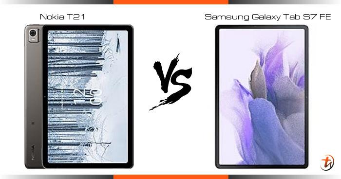 Banding Nokia T21 dan Samsung Galaxy Tab S7 FE - Spesifikasi dan harga ...