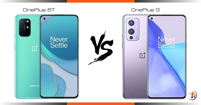 OnePlus 8T 对比 OnePlus 9 - 功能区别与规格参数对比 - TechNave 中文版