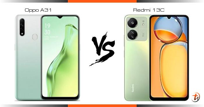 Banding Oppo A31 dan Redmi 13C - Spesifikasi dan harga di Malaysia ...