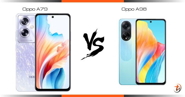 Compare Oppo A79 vs Oppo A98 specs and Malaysia price | phone features