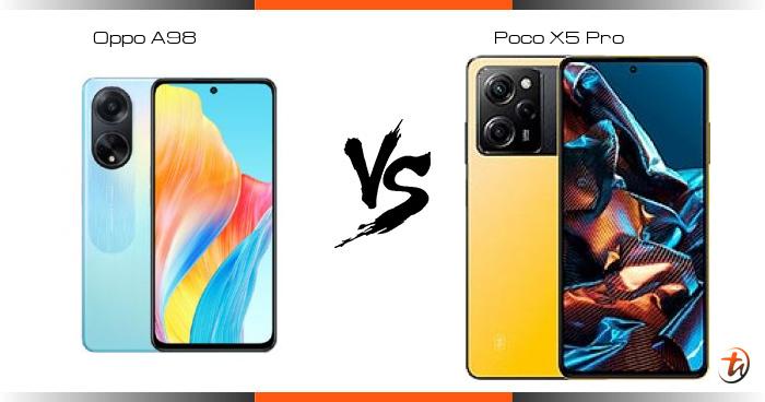 Banding Oppo A98 dan Poco X5 Pro - Spesifikasi dan harga di Malaysia ...