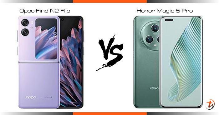 Oppo Find N2 Flip 对比 Honor Magic 5 Pro - 功能区别与规格参数对比 - TechNave 中文版
