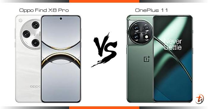 Oppo Find X8 Pro 对比 OnePlus 11 - 功能区别与规格参数对比 - TechNave 中文版