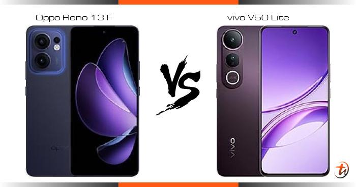 Banding Oppo Reno 13 F dan vivo V50 Lite - Spesifikasi dan harga di ...