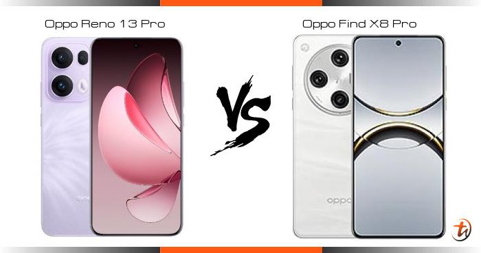 Oppo Reno 13 Pro 对比 Oppo Find X8 Pro - 功能区别与规格参数对比 - TechNave 中文版