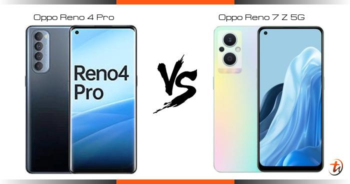 Oppo Reno 4 Pro 对比 Oppo Reno 7 Z 5G - 功能区别与规格参数对比 - TechNave 中文版