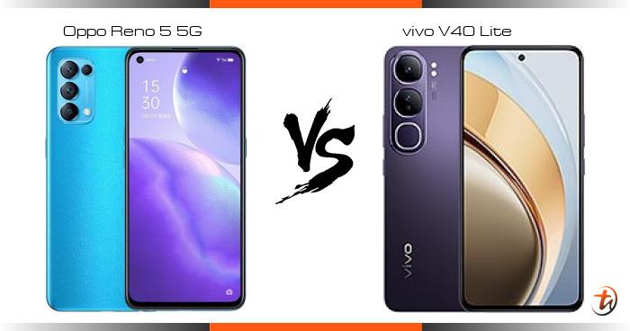 Banding Oppo Reno 5 5G dan vivo V40 Lite - Spesifikasi dan harga di ...