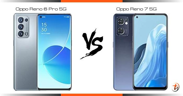Banding Oppo Reno 6 Pro 5G dan Oppo Reno 7 5G - Spesifikasi dan harga ...