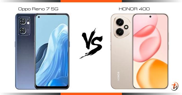 Banding Oppo Reno 7 5G dan HONOR 400 - Spesifikasi dan harga di ...
