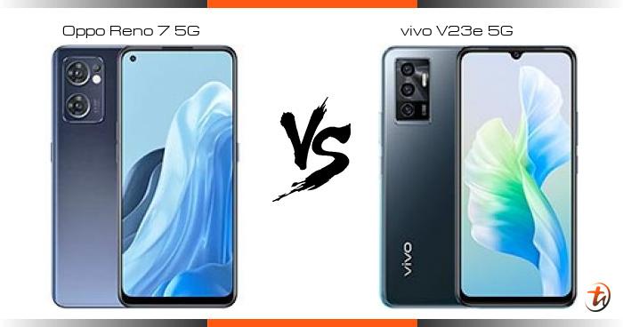 Oppo Reno 7 5G 对比 vivo V23e 5G - 功能区别与规格参数对比 - TechNave 中文版