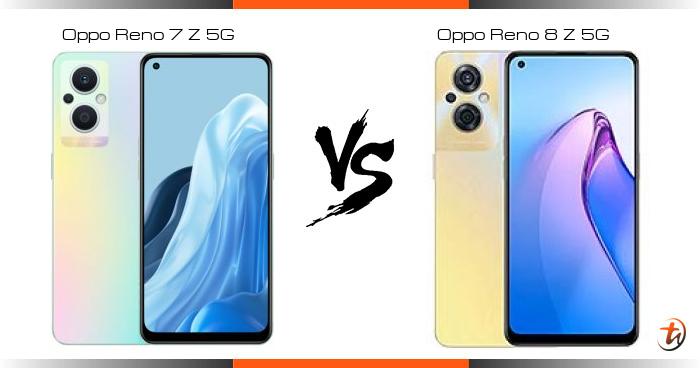 Banding Oppo Reno 7 Z 5G dan Oppo Reno 8 Z 5G - Spesifikasi dan harga ...