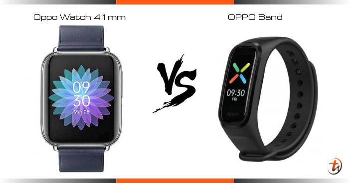 Banding Oppo Watch 41mm dan OPPO Band - Spesifikasi dan harga di ...