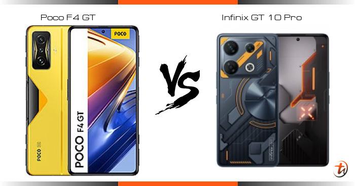 Banding Poco F4 GT dan Infinix GT 10 Pro - Spesifikasi dan harga di Malaysia - TechNave BM