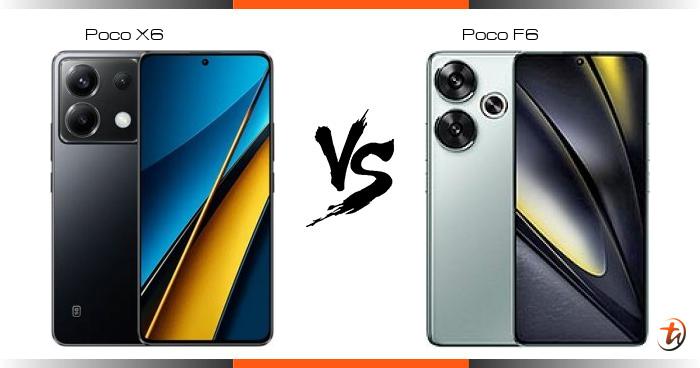 Poco X6 对比 Poco F6 - 功能区别与规格参数对比 - TechNave 中文版