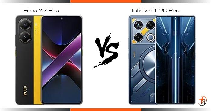 Banding Poco X7 Pro dan Infinix GT 20 Pro - Spesifikasi dan harga di ...