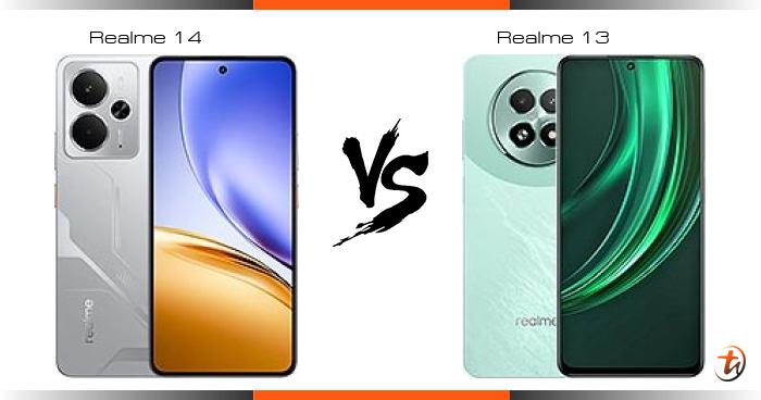 Banding Realme 14 dan Realme 13 - Spesifikasi dan harga di Malaysia - TechNave BM