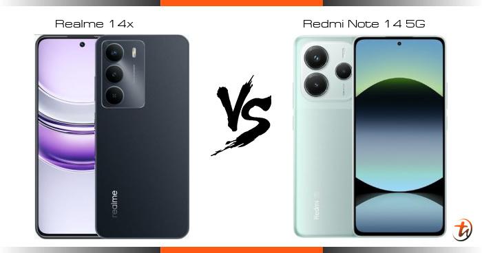 Banding Realme 14x dan Redmi Note 14 5G - Spesifikasi dan harga di ...